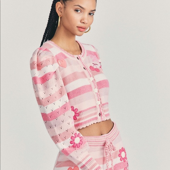 LoveShackFancy | Sweaters | Loveshackfancy Short Cardigan 0 Authentic ...